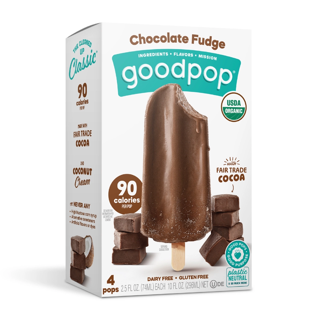 Chocolate Fudge - Dairy-Free and Vegan Pops | GoodPop