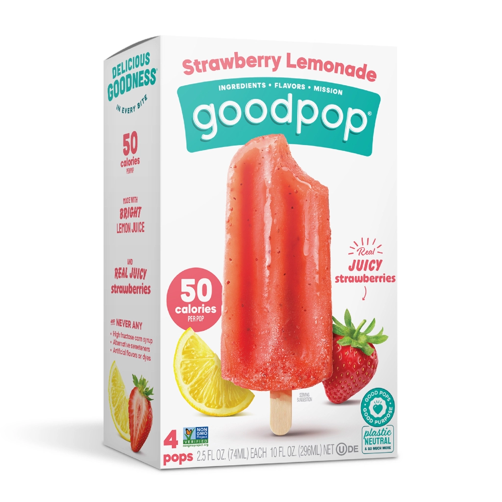 Strawberry Lemonade - Juicy Fruit Pops | GoodPop
